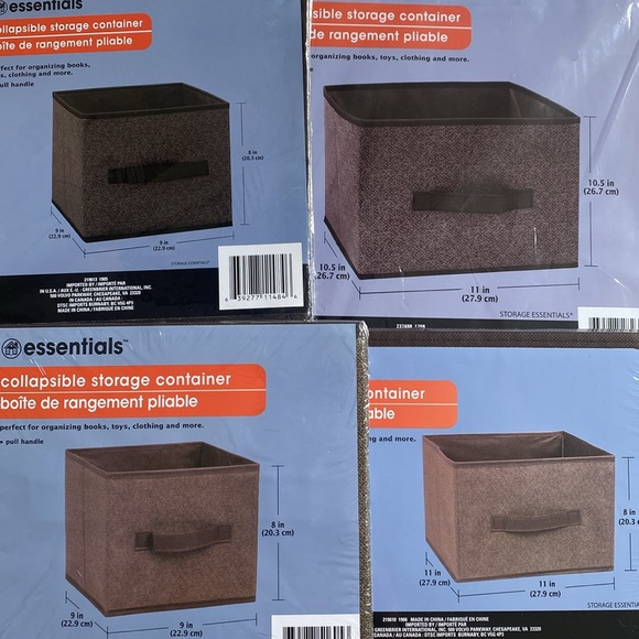 Essentials | Storage & Organization | Lot Of 6 Essentials Collapsible ...